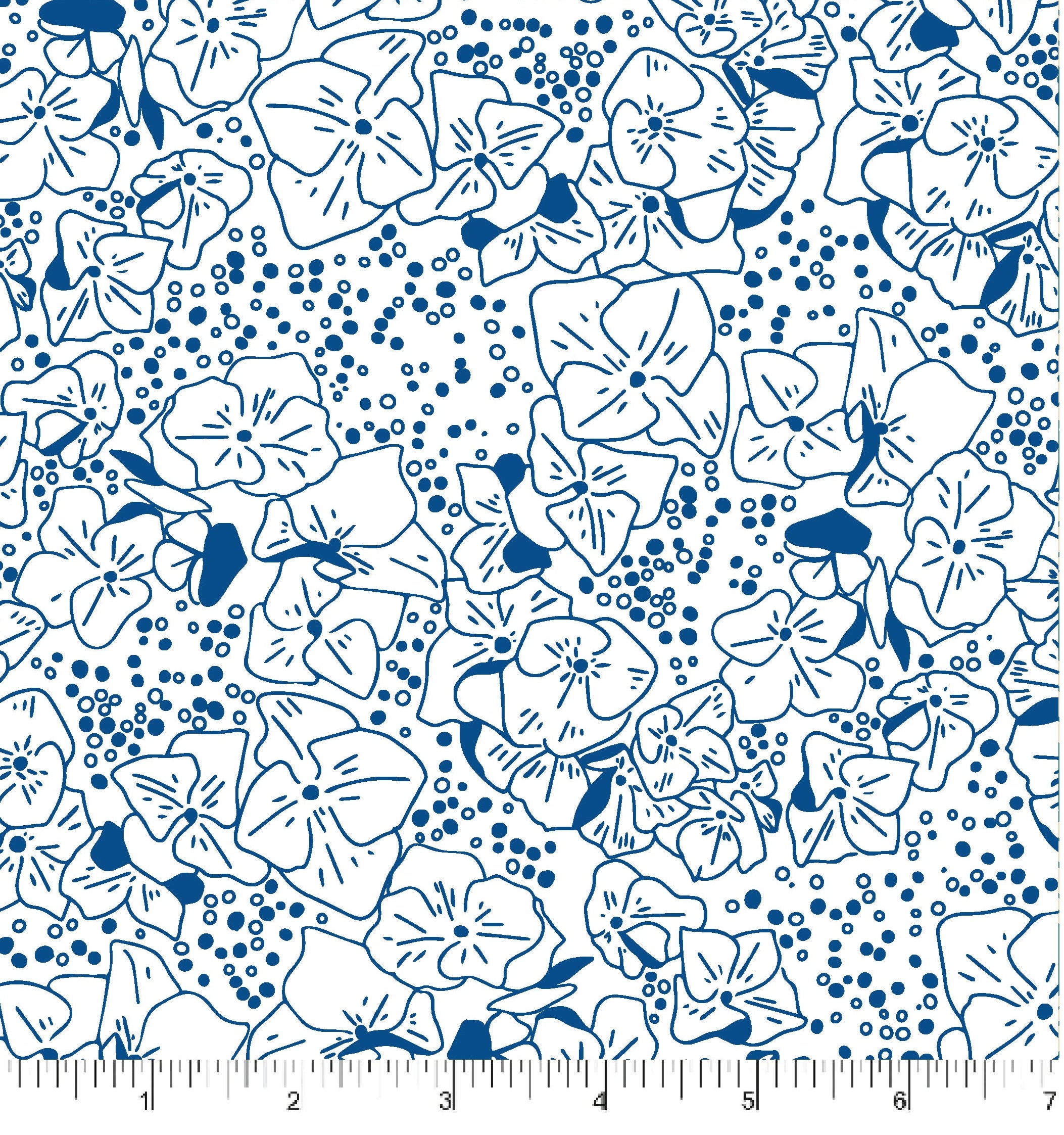 PH0611 Petal Mosaic - Indigo Wilds by Second Nature Studio for Phoebe ...