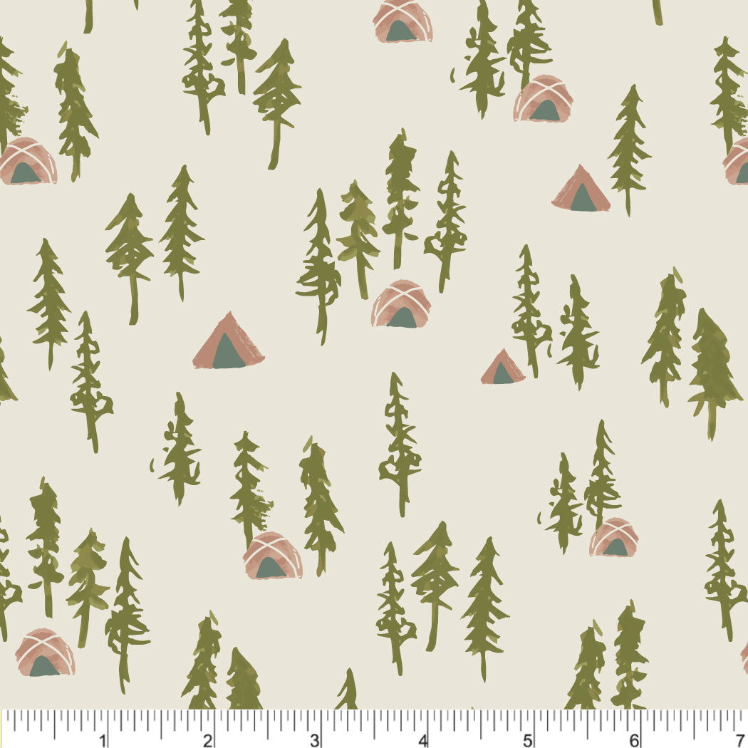 PH0422 Tiny Tents - Backcountry by Twig + Spark for Phoebe Fabrics